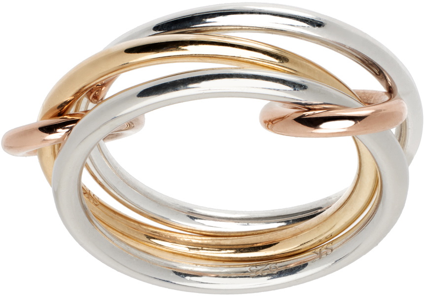 Spinelli Kilcollin Silver & Gold Solarium Ring Spinelli Kilcollin