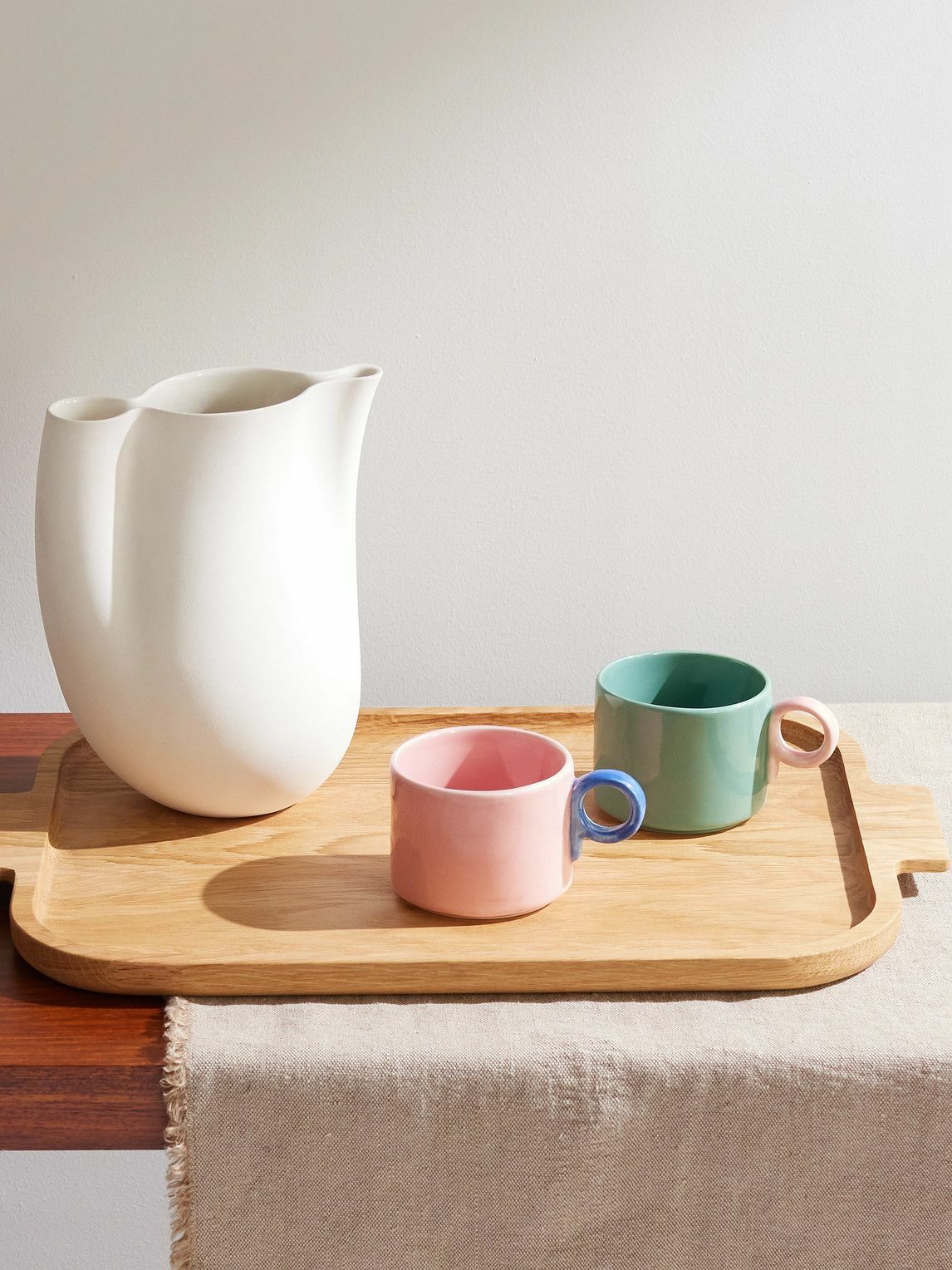 The Conran Shop - Candy Set of Three Stoneware Mugs The Conran Shop