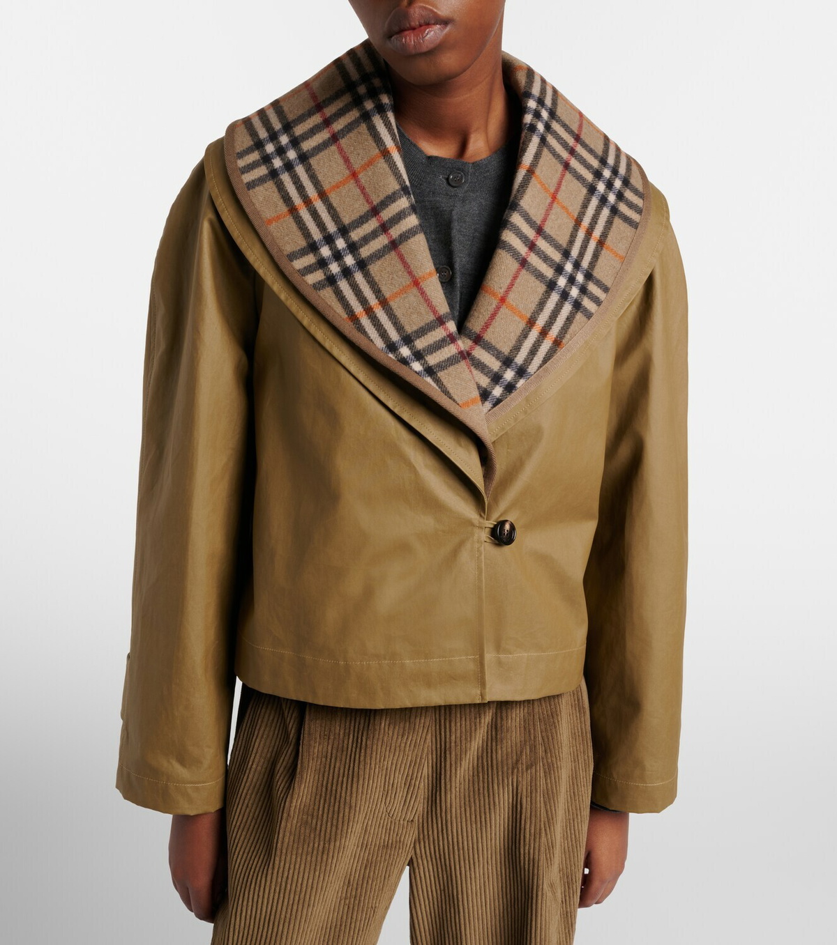 Burberry Burberry Check cotton jacket Burberry