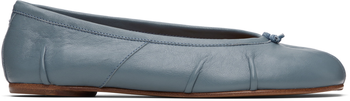 Maison Margiela Blue Tabi New Ballerina Flats Maison Margiela