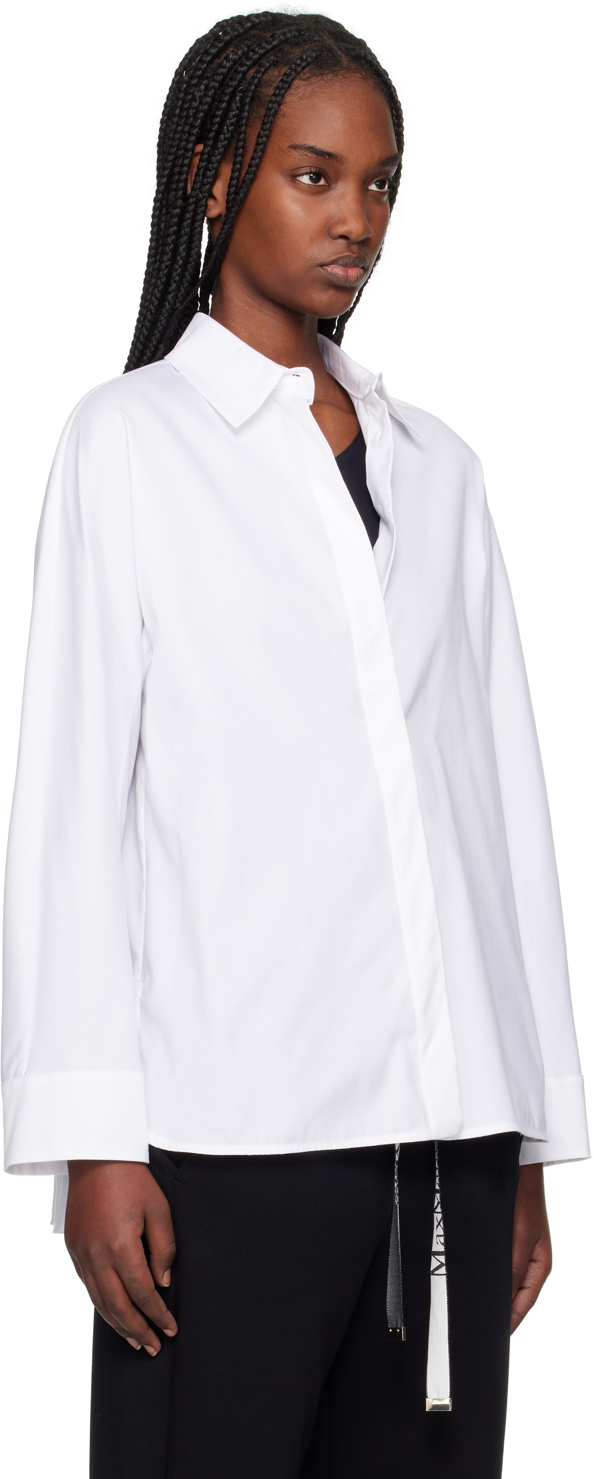 Max Mara White Cornero Shirt Max Mara