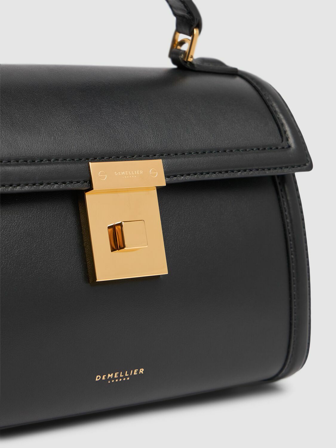 DEMELLIER Paris Smooth Leather Top Handle Bag DeMellier