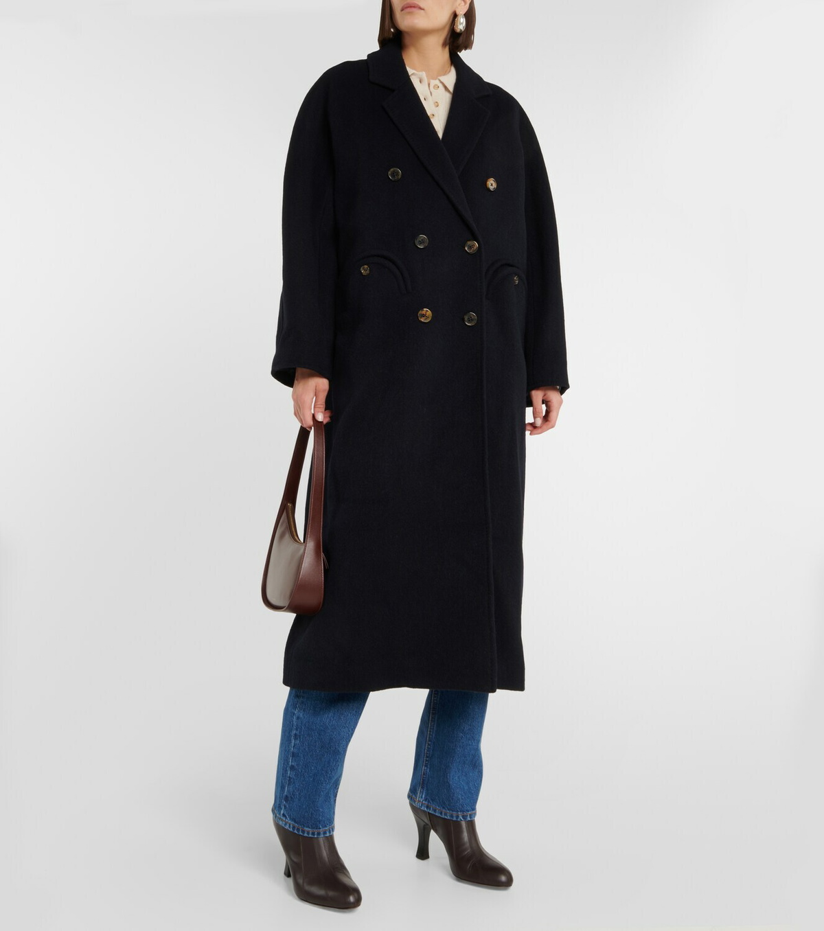 Blazé Milano Moroseta wool and alpaca-blend coat Blaze Milano