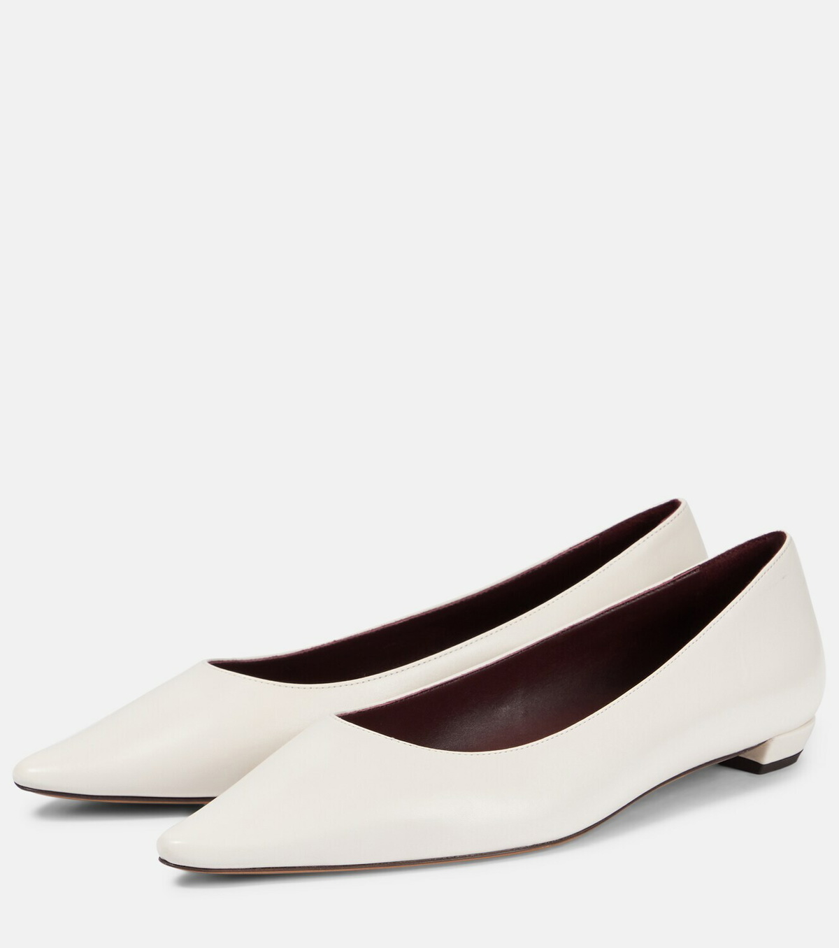 The Row Leather ballet flats The Row