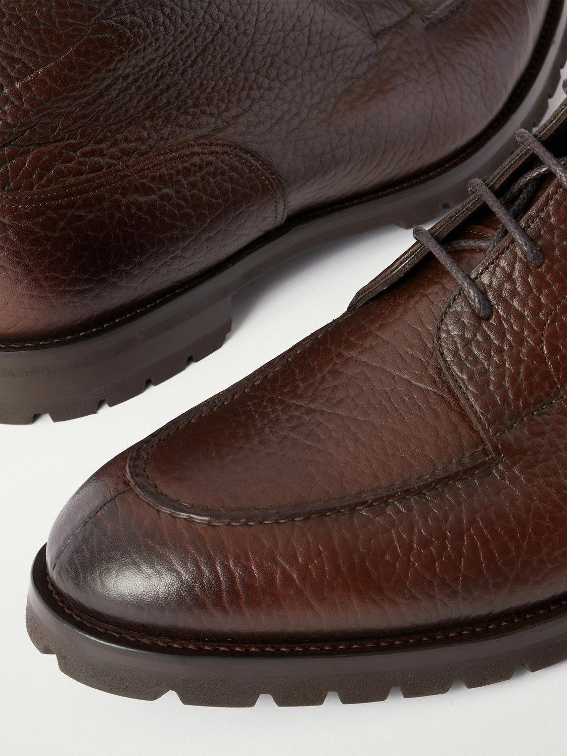 Edward Green - Cranleigh Full-Grain Leather Boots - Brown Edward Green