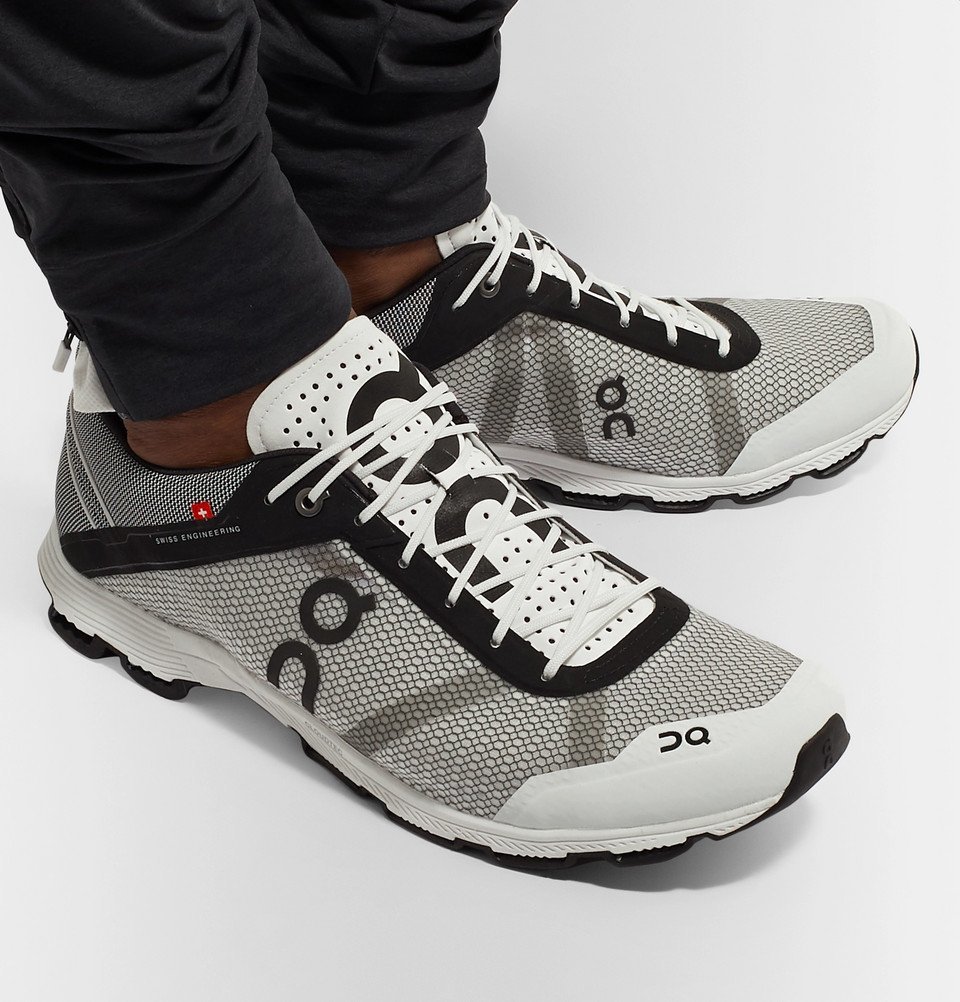 On - Cloudrush Mesh Running Sneakers - Gray On