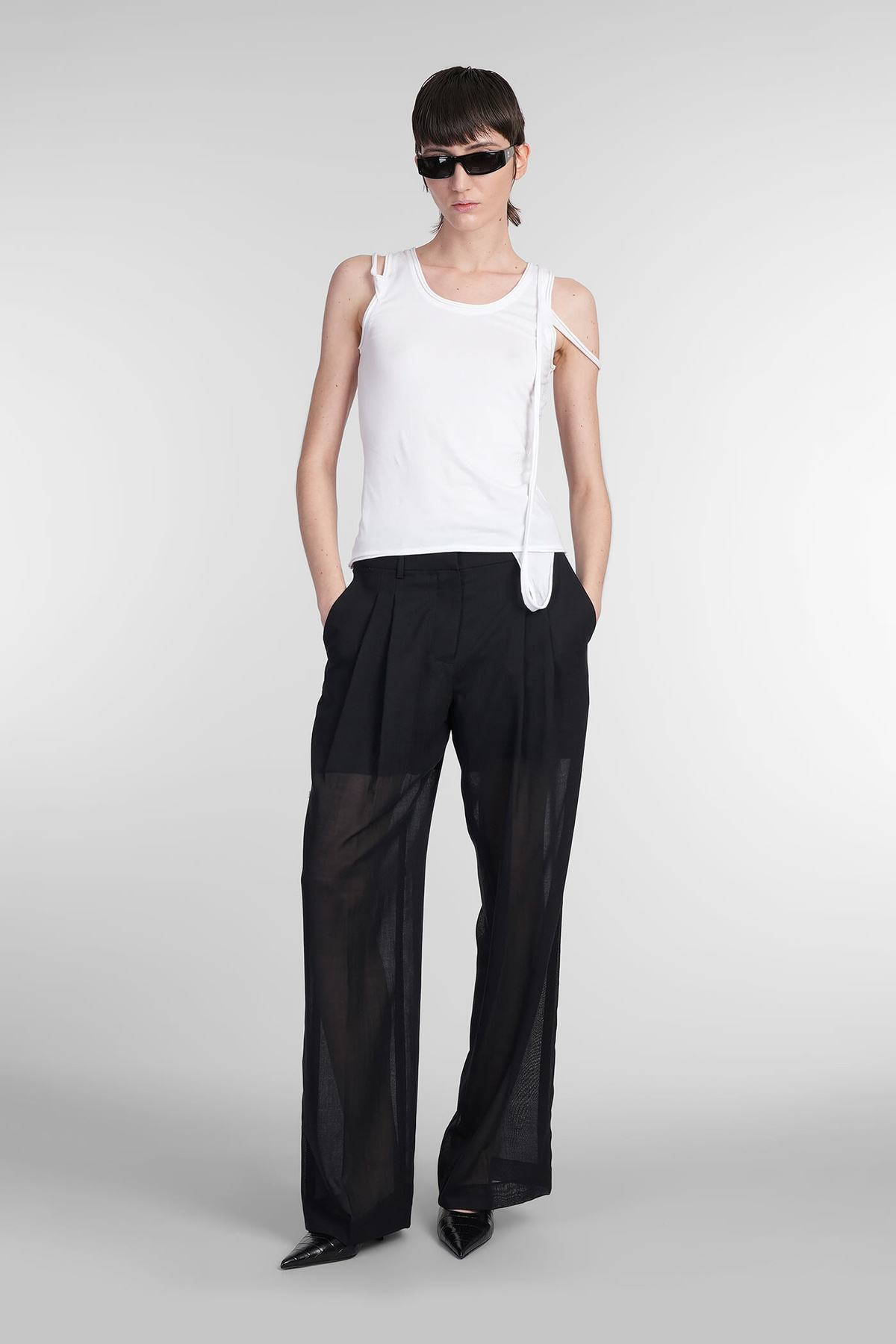 Helmut Lang Topwear In White Cotton Helmut Lang