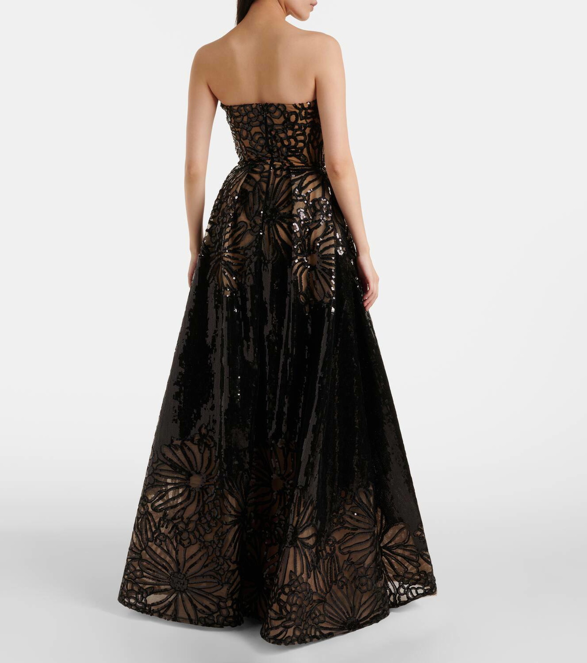 Elie Saab Floral sequined gown Elie Saab