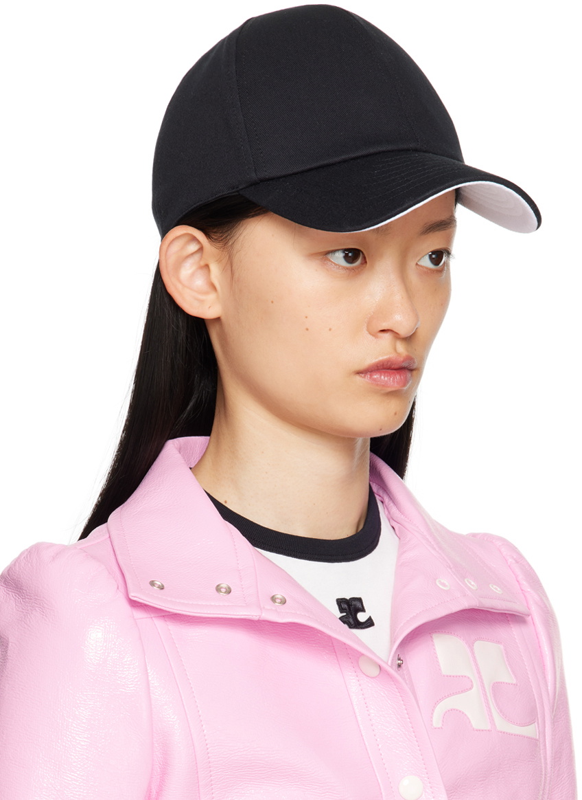 Courrèges Black Classic Cap Courreges