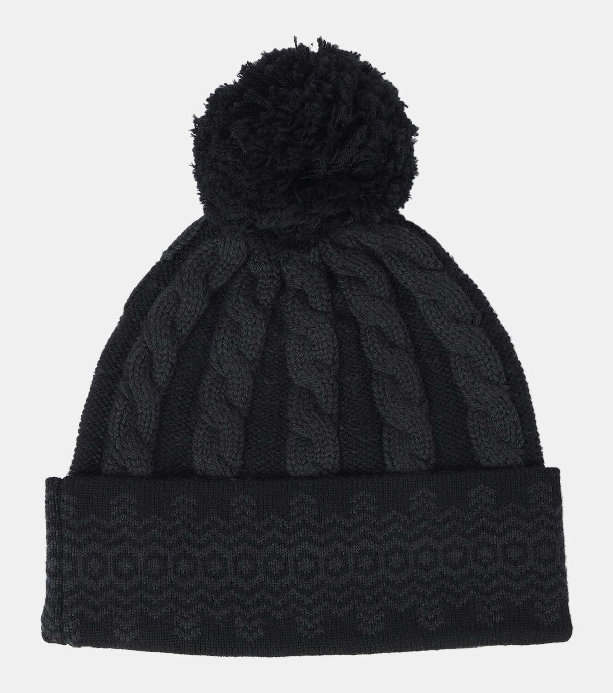 Perfect Moment Bobble cable-knit wool beanie Perfect Moment