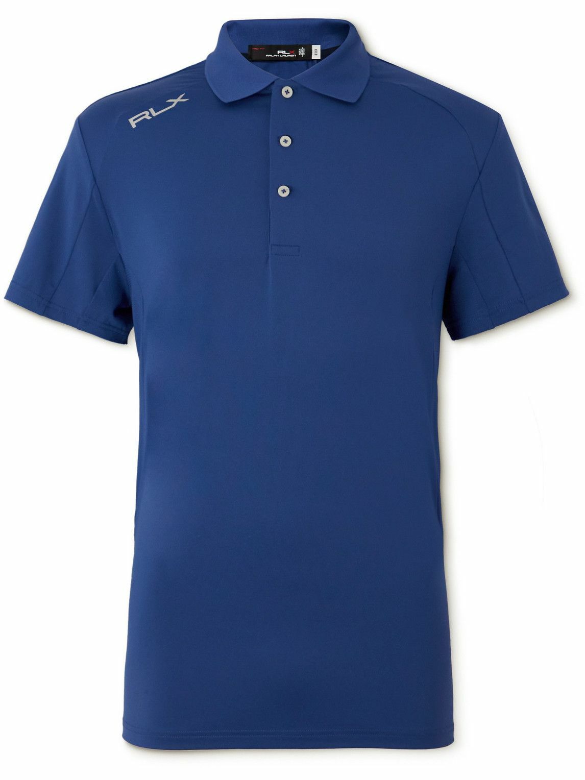 RLX Ralph Lauren - Logo-Print Stretch-Jersey Polo Shirt - Blue RLX ...