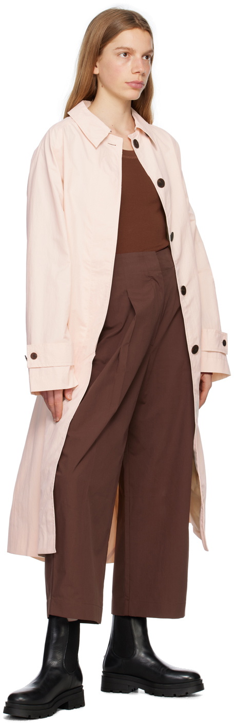 Studio Nicholson Pink Holin Trench Coat Studio Nicholson