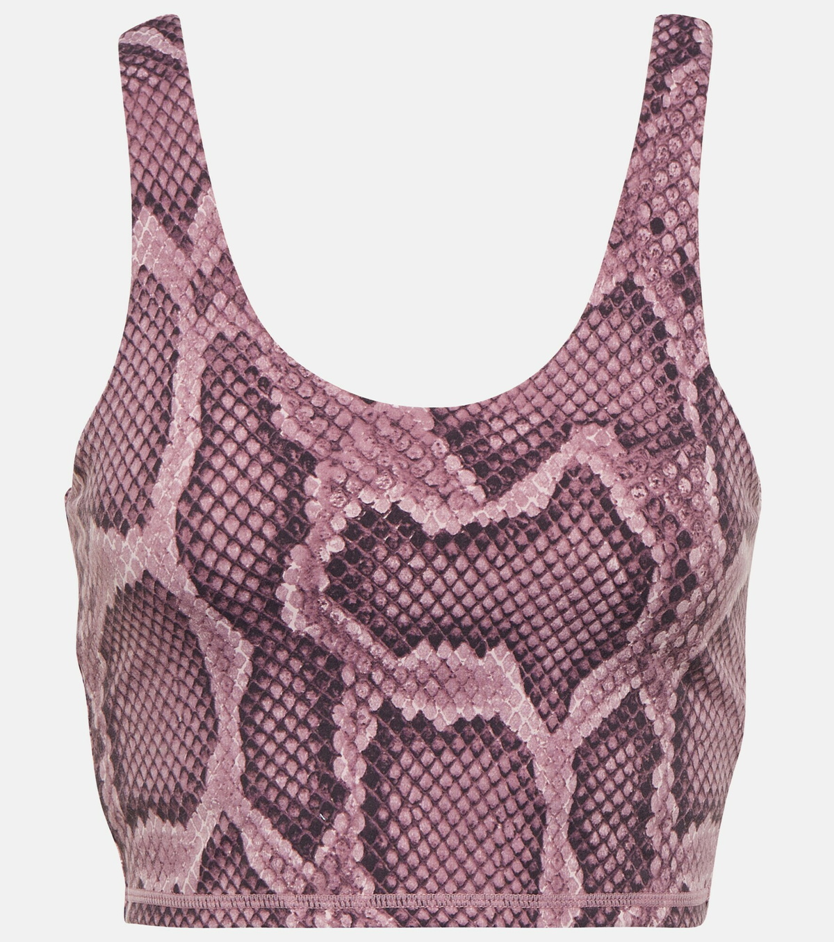 Varley - Walker snake-print sports bra Varley