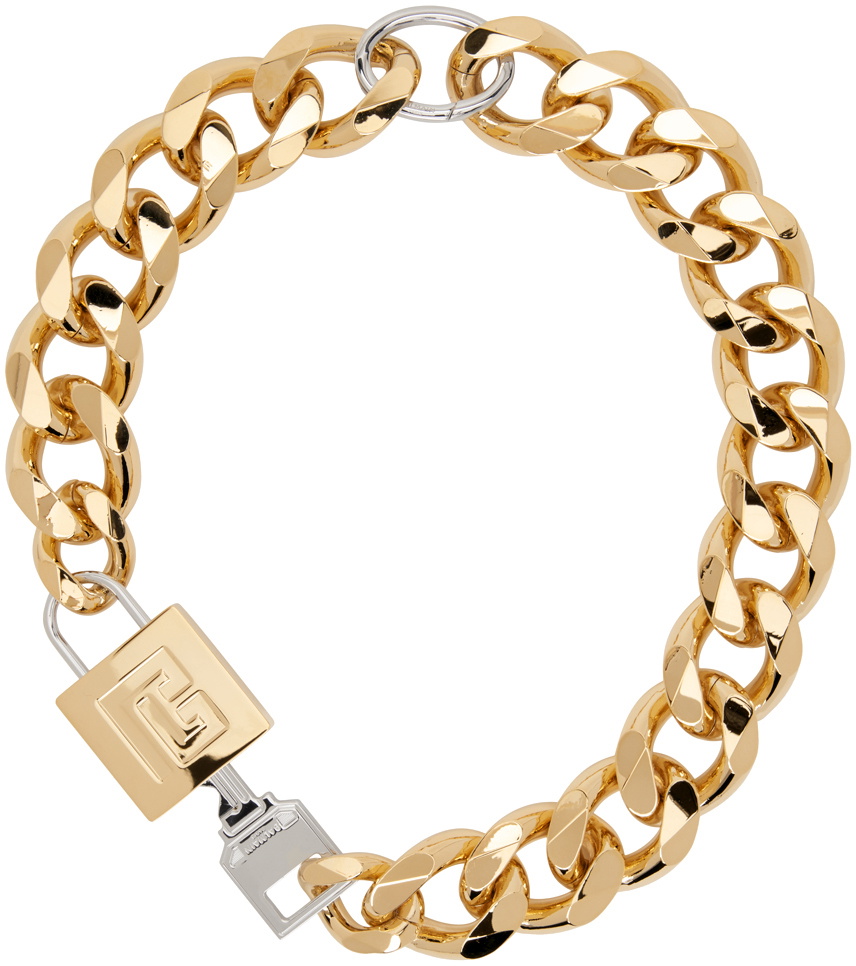 Balmain Gold Padlock Choker Balmain
