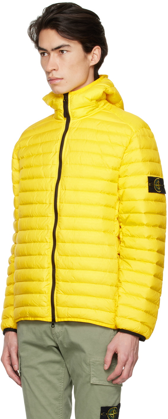 Stone Island Yellow Packable Jacket Stone Island