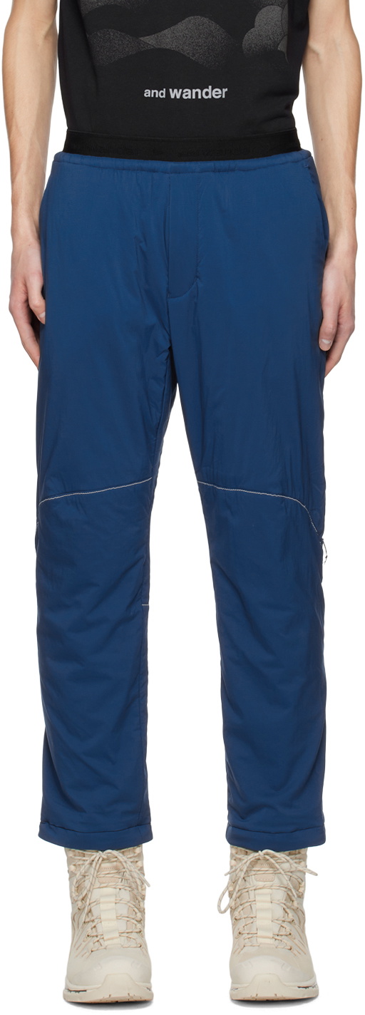 and wander Blue Insulated Trousers and Wander