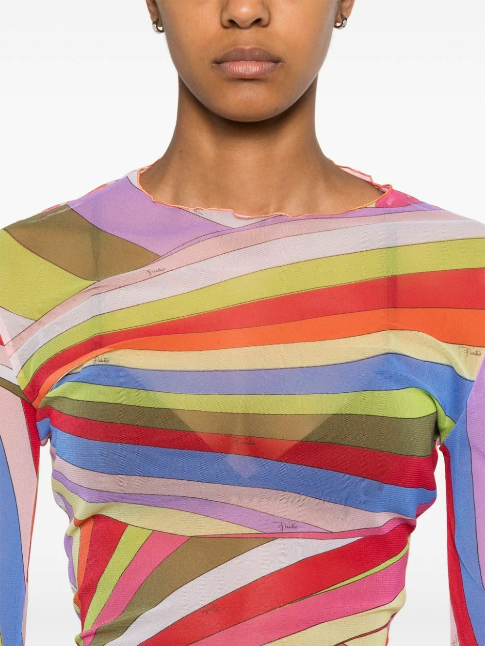 PUCCI Iride-Print Top Emilio Pucci