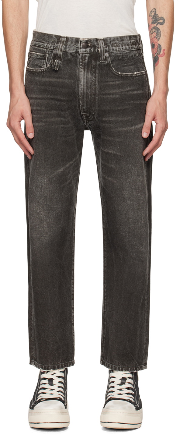 R13 Gray Boyfriend Jeans R13