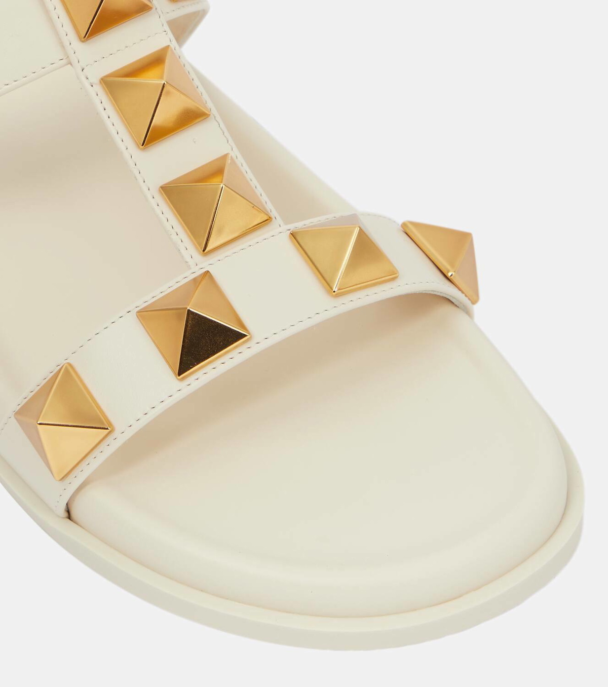 Valentino Garavani Roman Stud leather slides Valentino Garavani