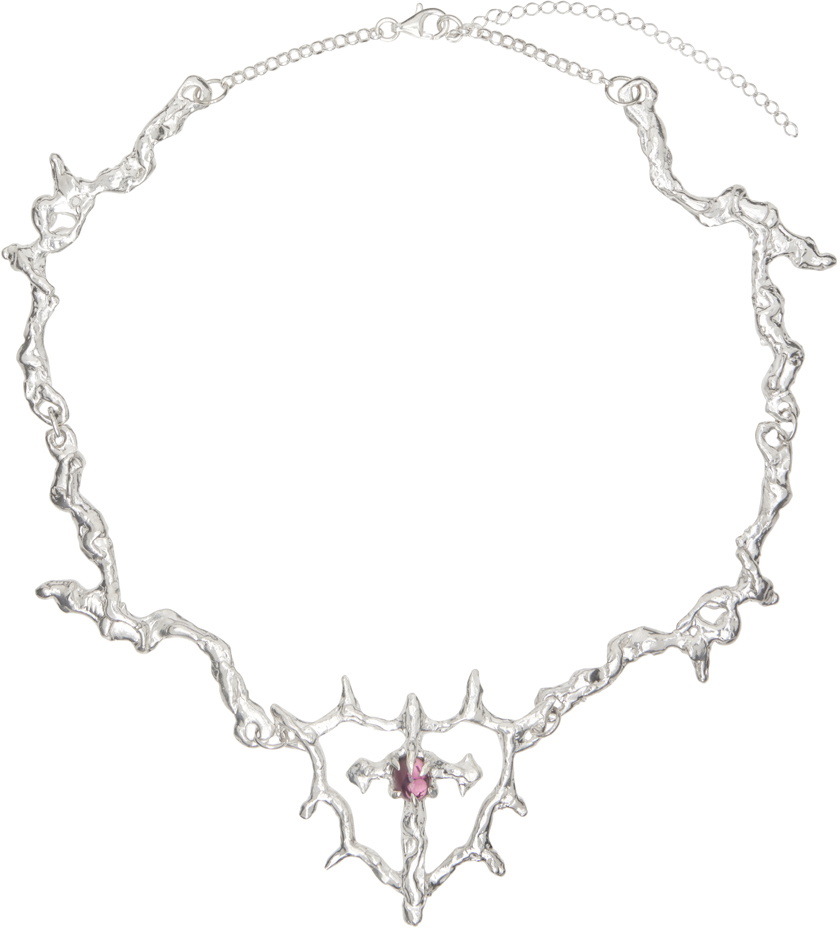 Harlot Hands Silver Sacred Shield Necklace Harlot Hands