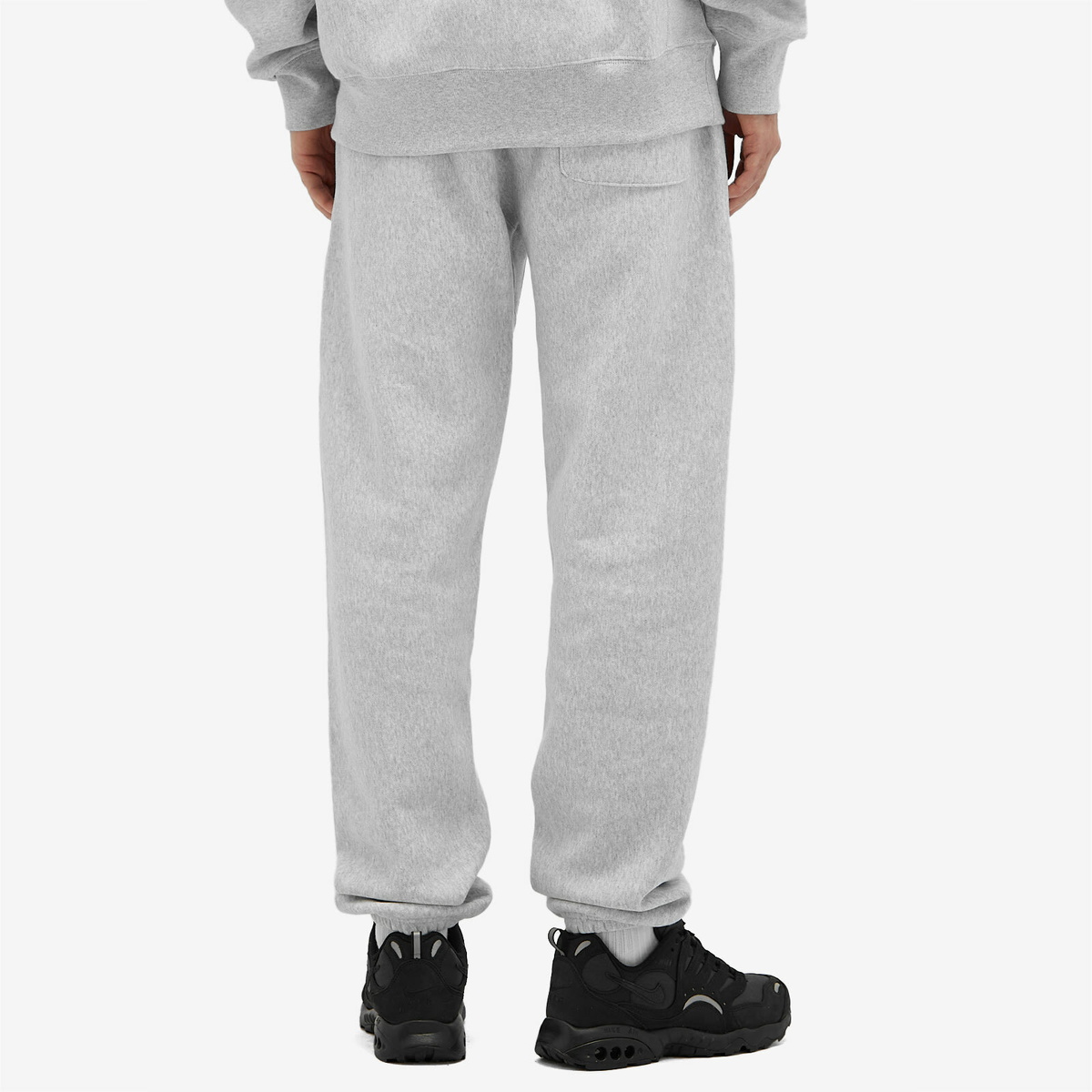 Champion Men's Classic Cuffed Sweat Pants in Grey Marl Champion