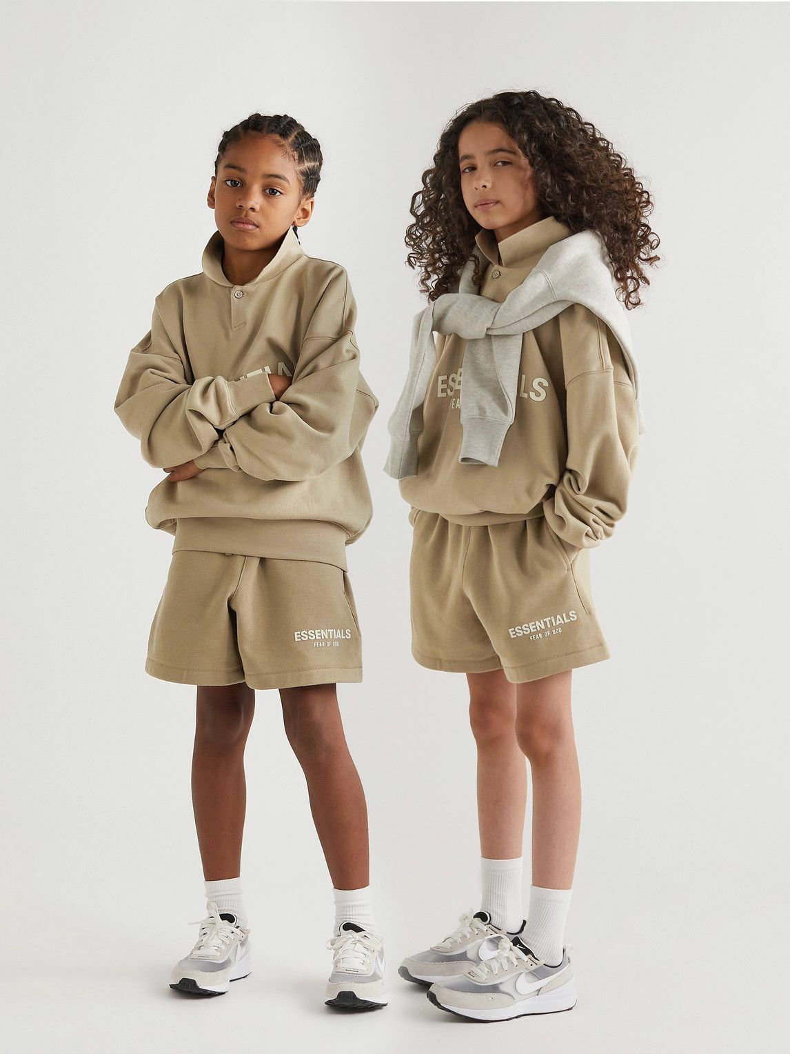 Fear of God Essentials Kids - Logo-Flocked Cotton-Blend Jersey ...