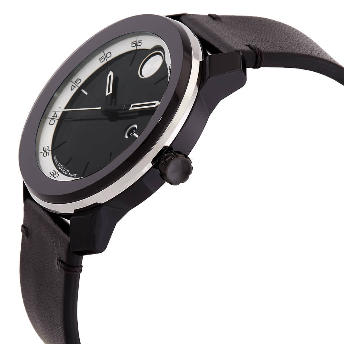 Movado BOLD TR90 Quartz Black Dial Mens Watch 3601154 Movado