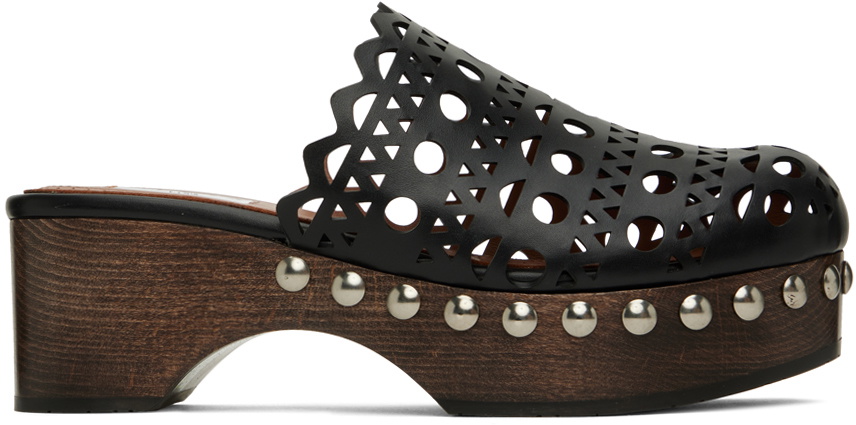 ALAÏA Black Vienne Clogs ALAÏA