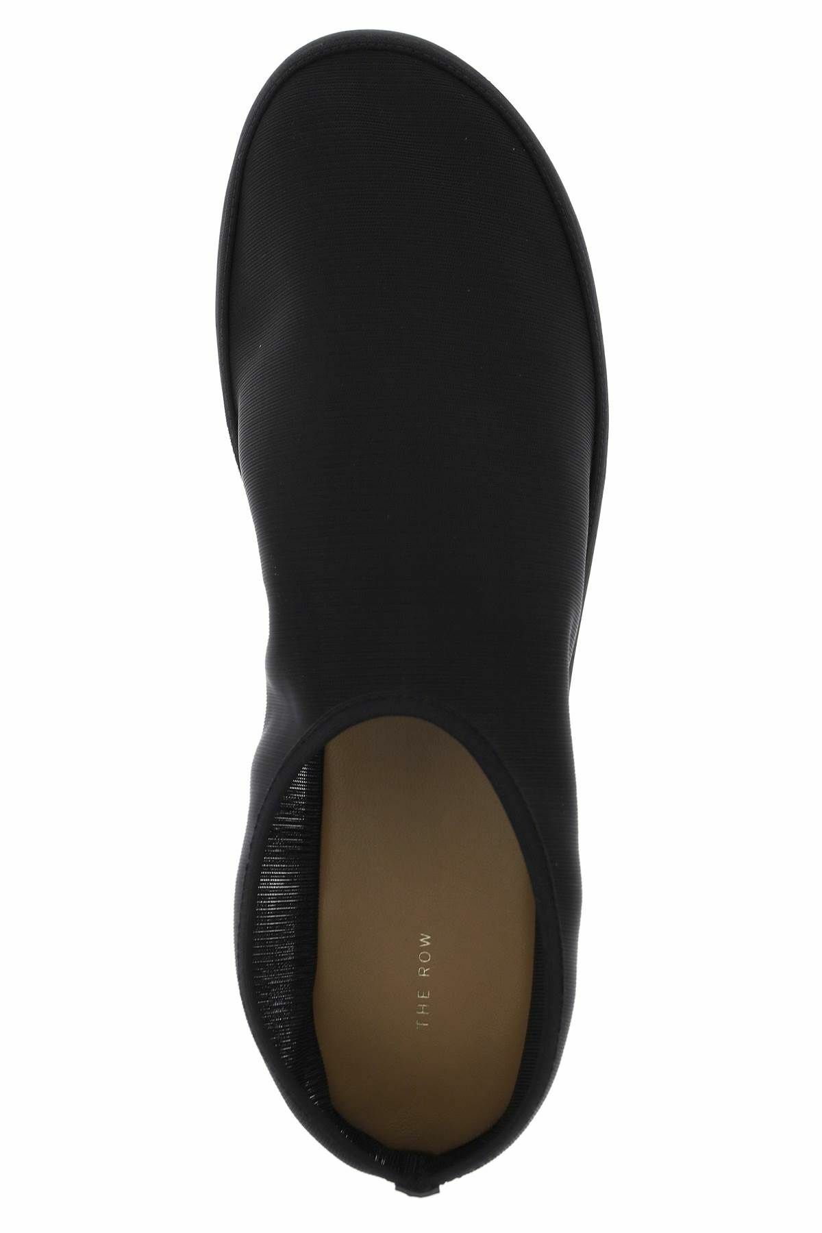 THE ROW nylon slip-on shoes Black The Row