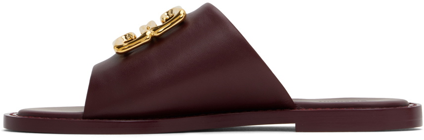 Givenchy Purple 4G Liquid Flat Mules Givenchy