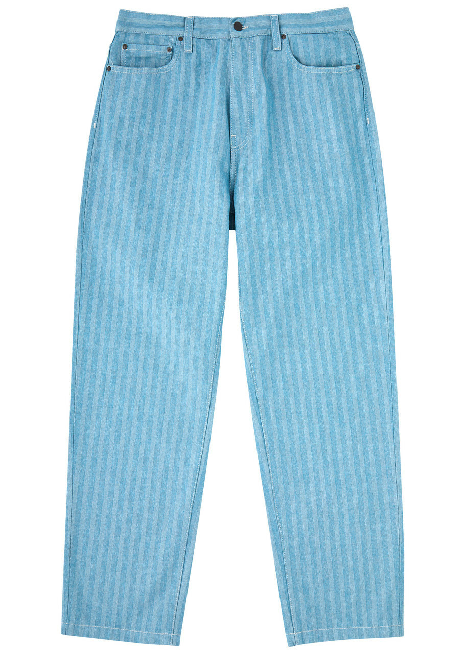 Carhartt Wip Menard Herringbone Straight-leg Jeans Blue Carhartt WIP