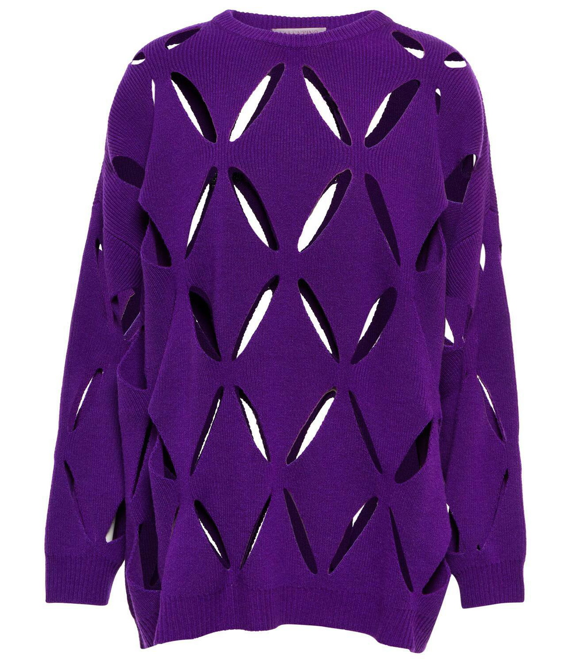 Valentino Cutout virgin wool sweater Valentino