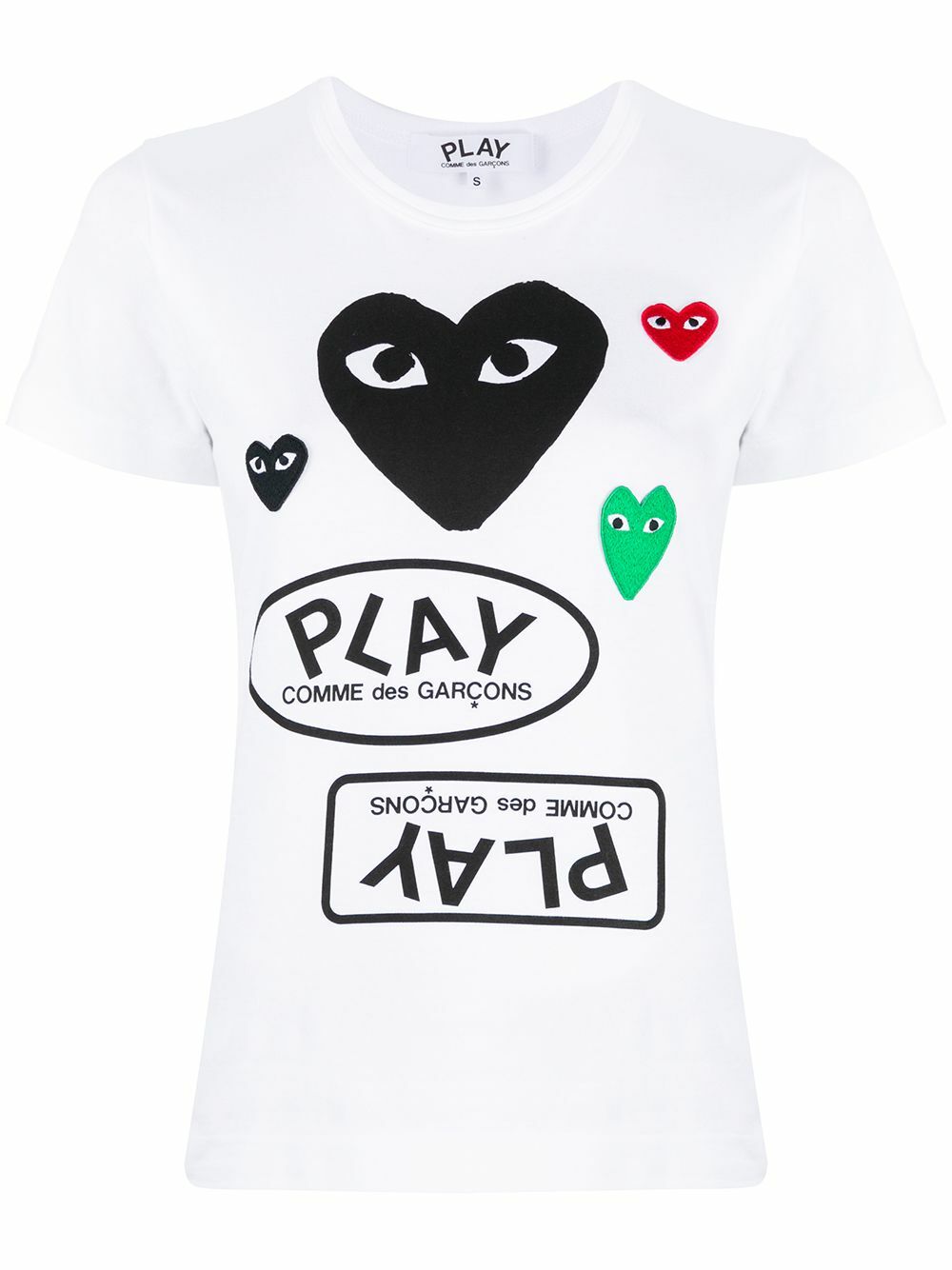 COMME DES GARCONS PLAY - Logo Cotton T-shirt Comme des Garcons Play
