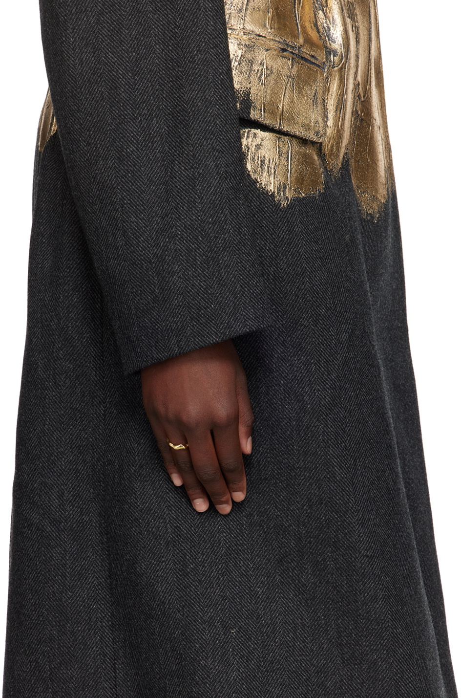 FARIS Gold Lava Band Ring Faris