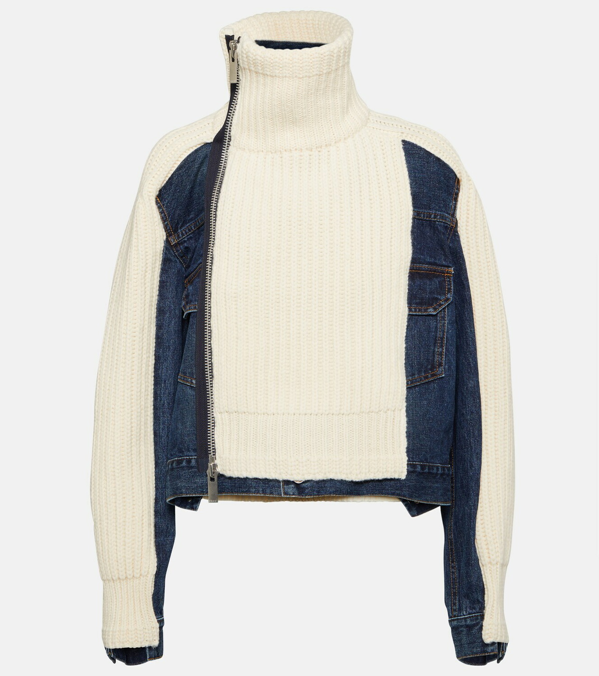 Sacai Hybrid bomber jacket Sacai