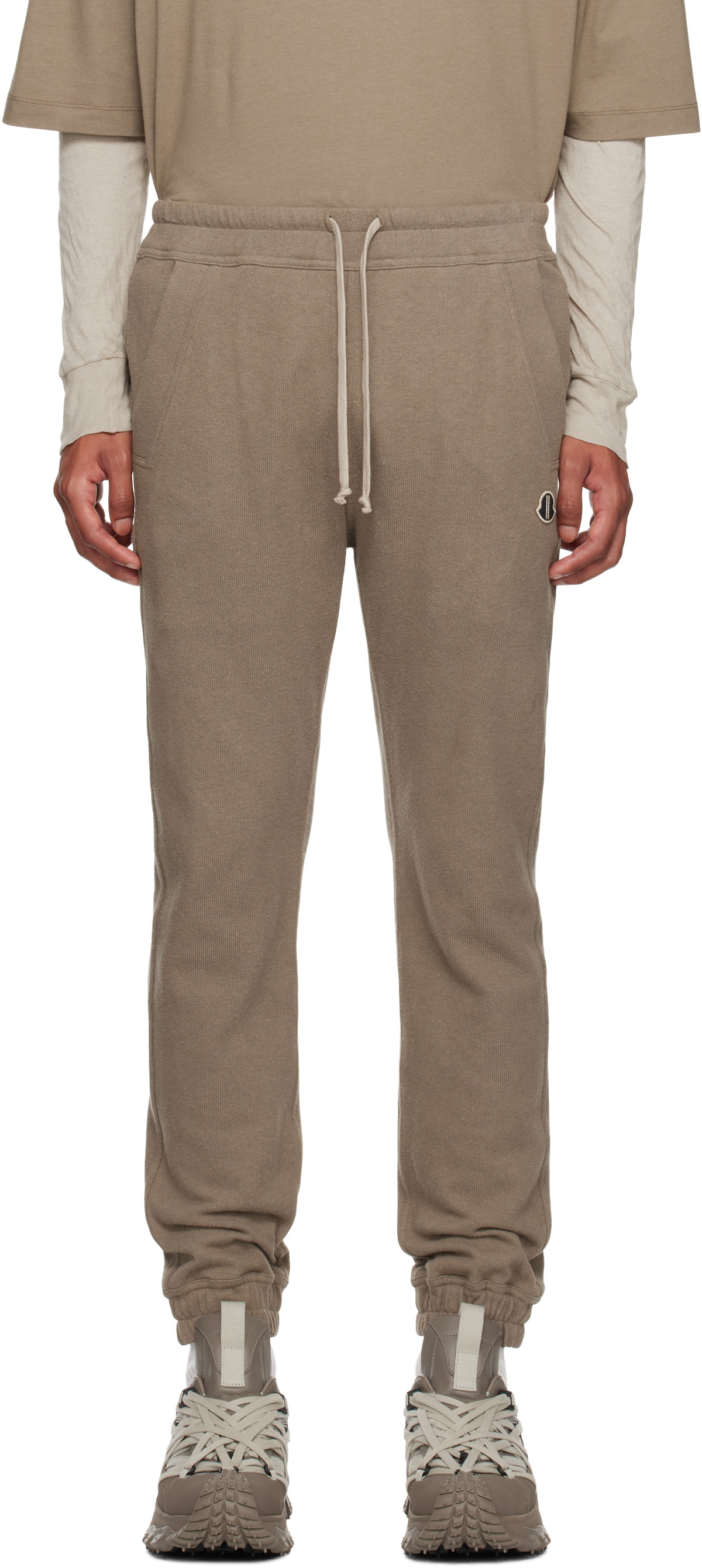 Rick Owens Moncler + Rick Owens Gray Jogger Sweatpants Rick Owens