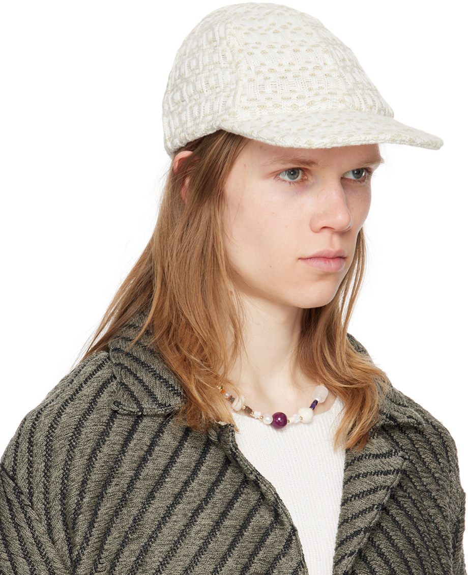 Isa Boulder Off-White Chess Cap Isa Boulder