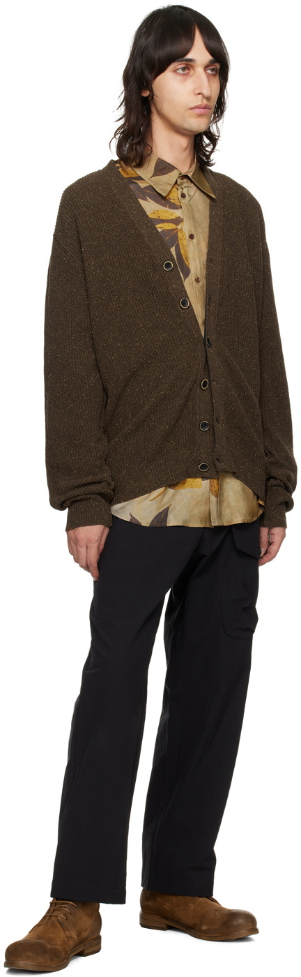 UMA WANG Tan Tab Shirt