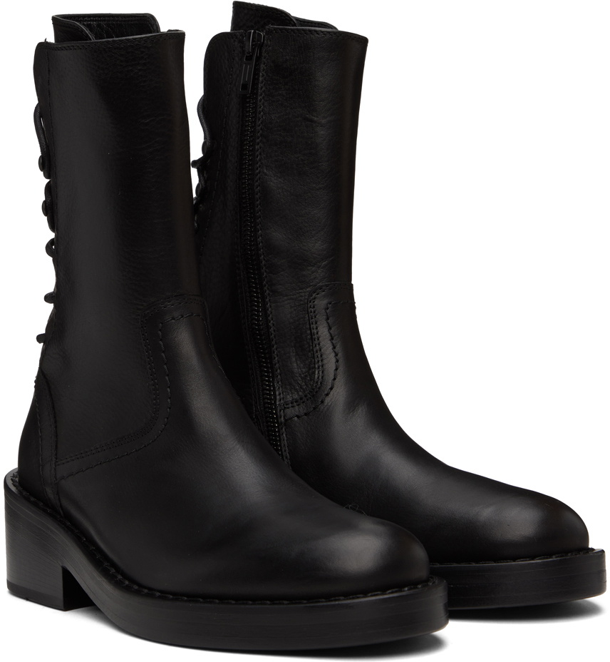Ann Demeulemeester Black Hernica Boots Ann Demeulemeester