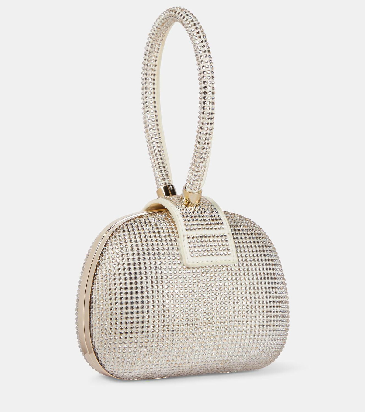 Self-Portrait Bow Small embellished clutch Self-Portrait
