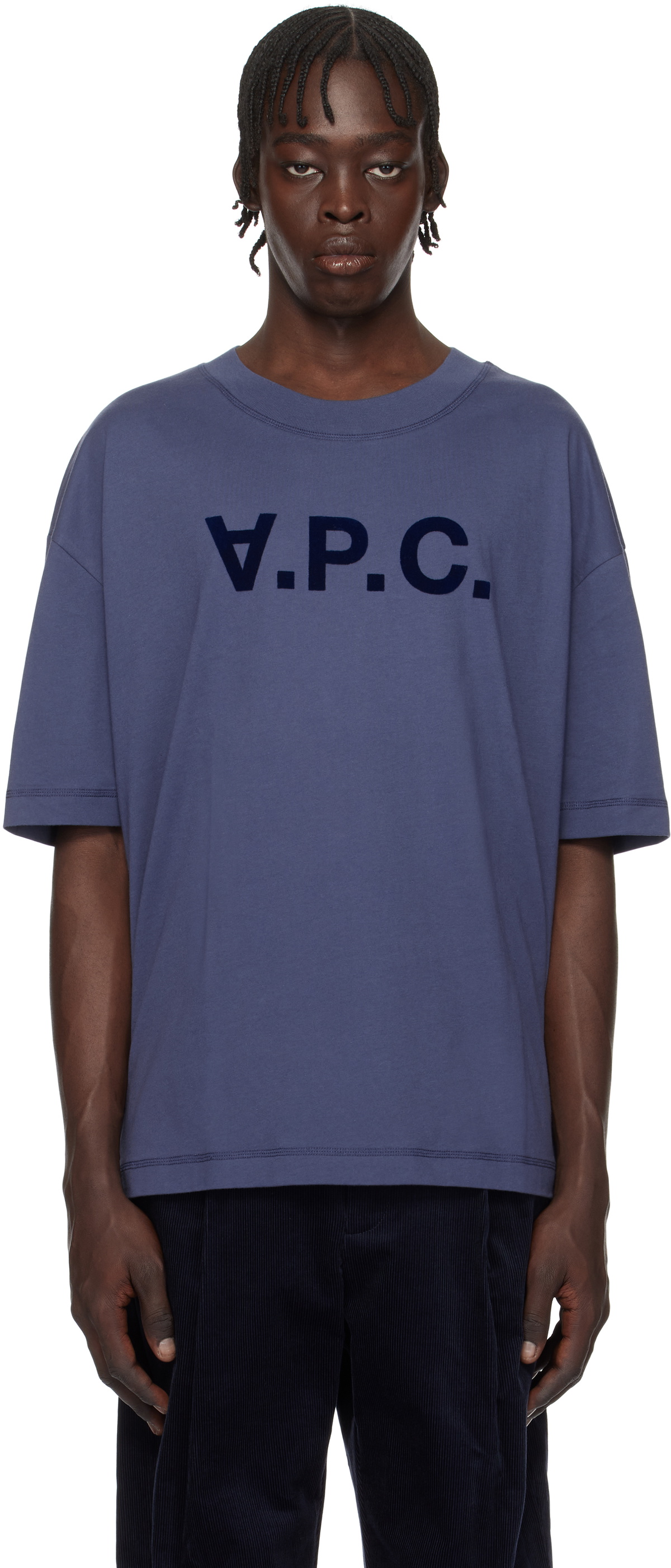 A.P.C. Blue Oversize Grand 'VPC' T-shirt A.P.C.