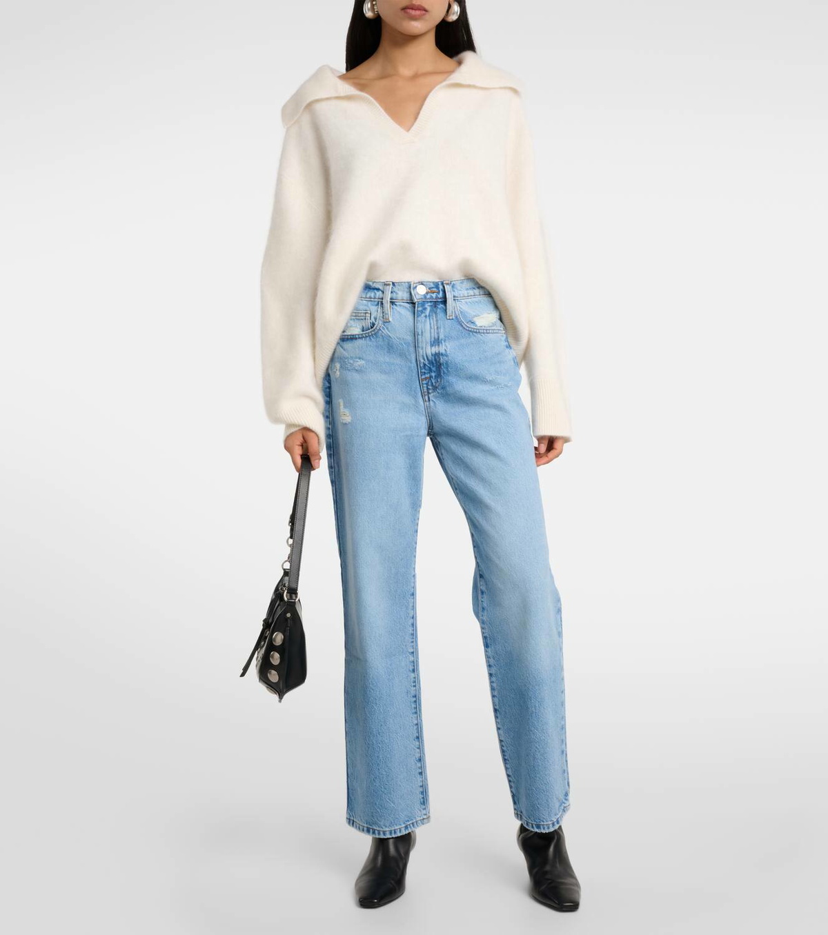 Frame Le Jane high-rise straight jeans Frame Denim