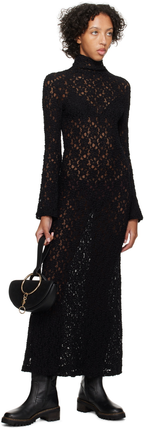 See by Chloé Black Mara Half Moon Bag Chloe