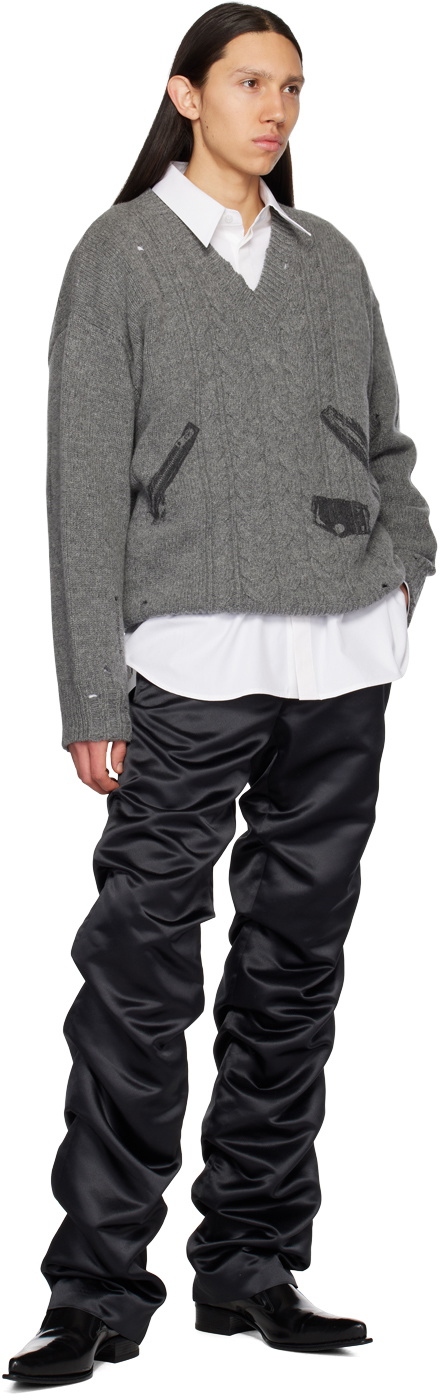 We11done White Sharp Collar Shirt We11done