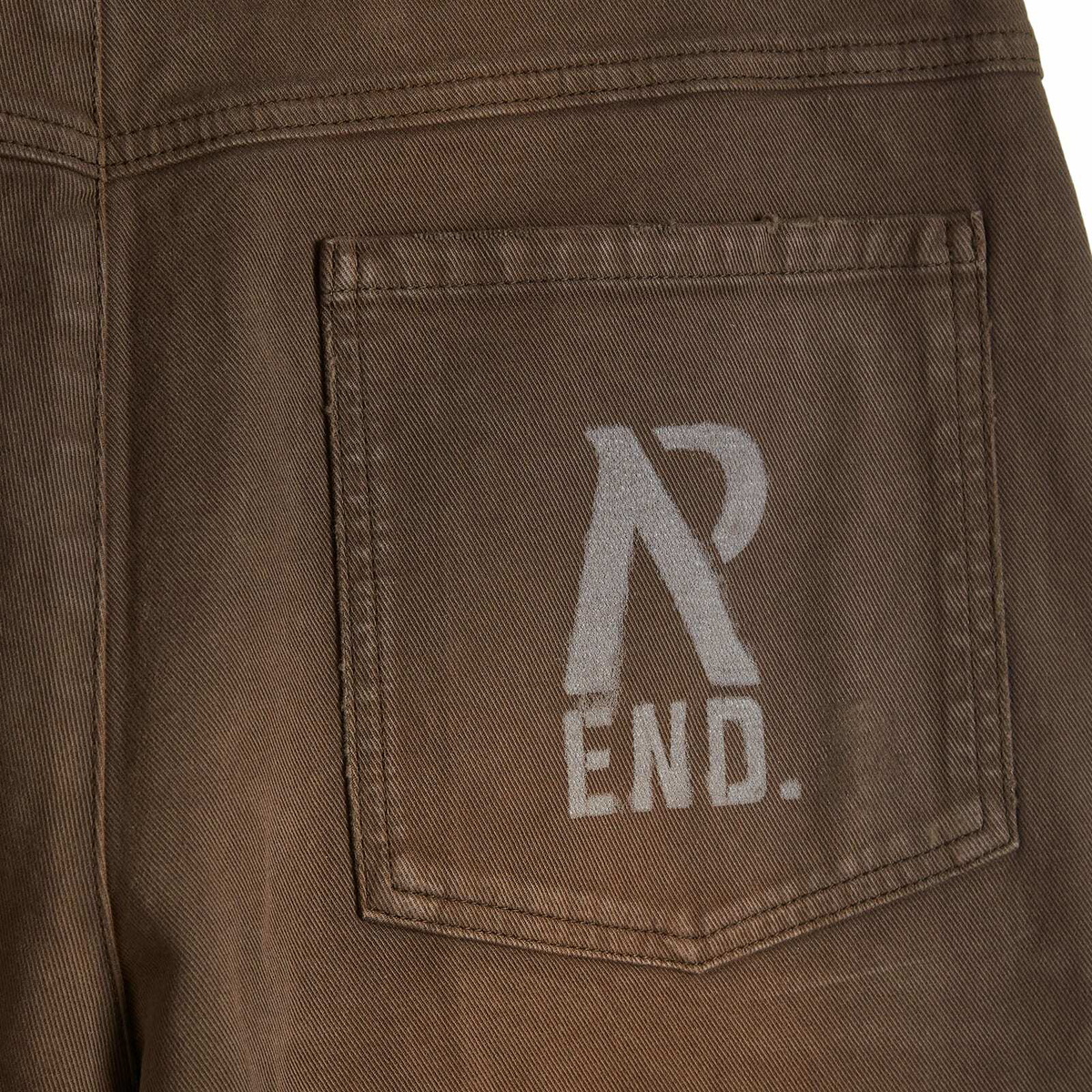 END. x Represent Utility Pant in Vintage Brown Represent