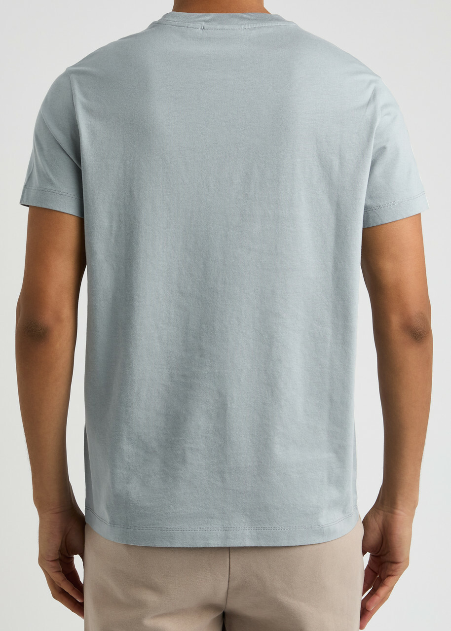 Canada Goose Emersen Logo-embroidered Cotton T-shirt Light Blue Canada ...