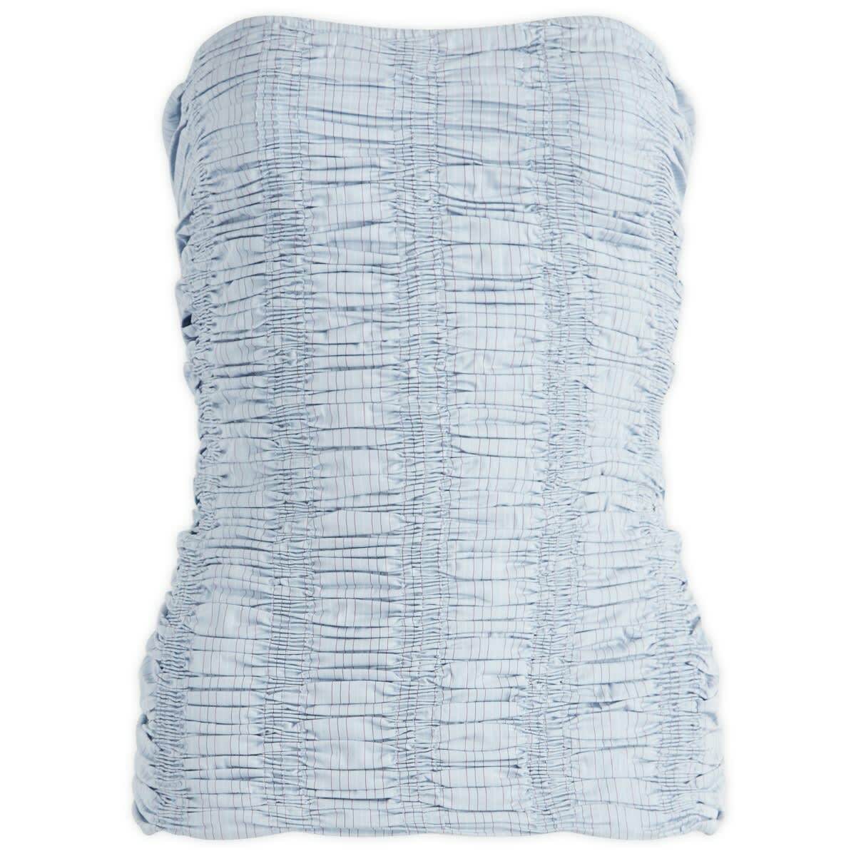 Faithfull The Brand Women's Jilliane Top in Blue Pinstripe Faithfull ...