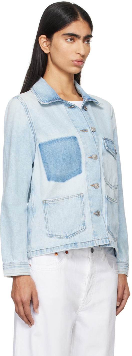 FRAME Blue Chore Denim Jacket Frame Denim