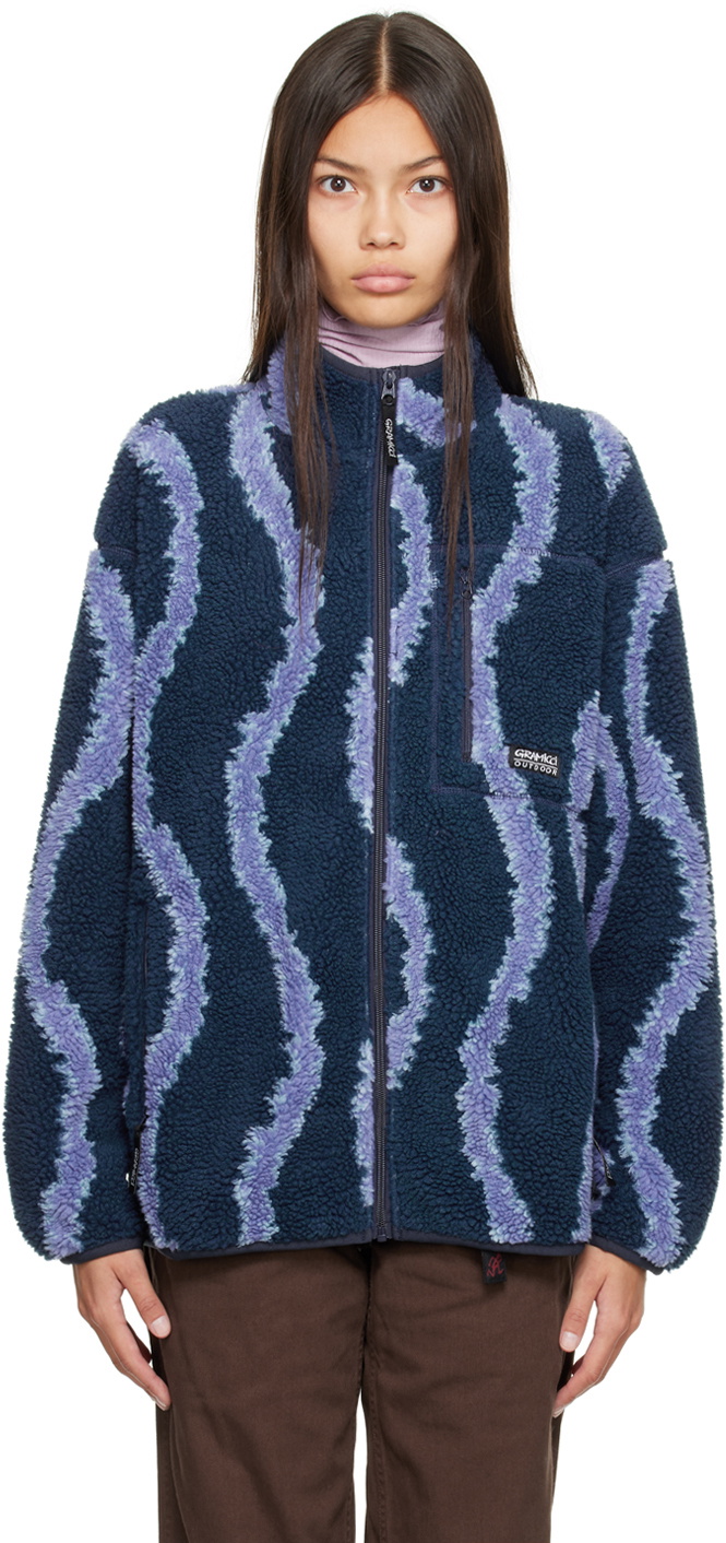 Gramicci Navy Wave Jacket Gramicci