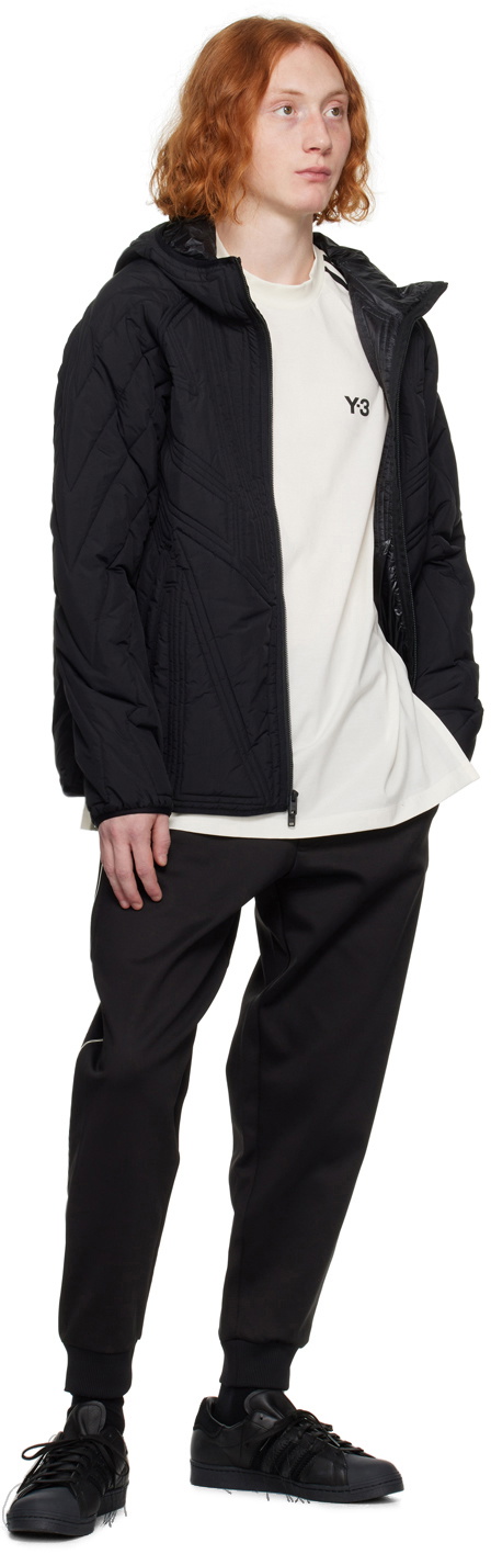 Y-3 Black Quilted Jacket Y-3